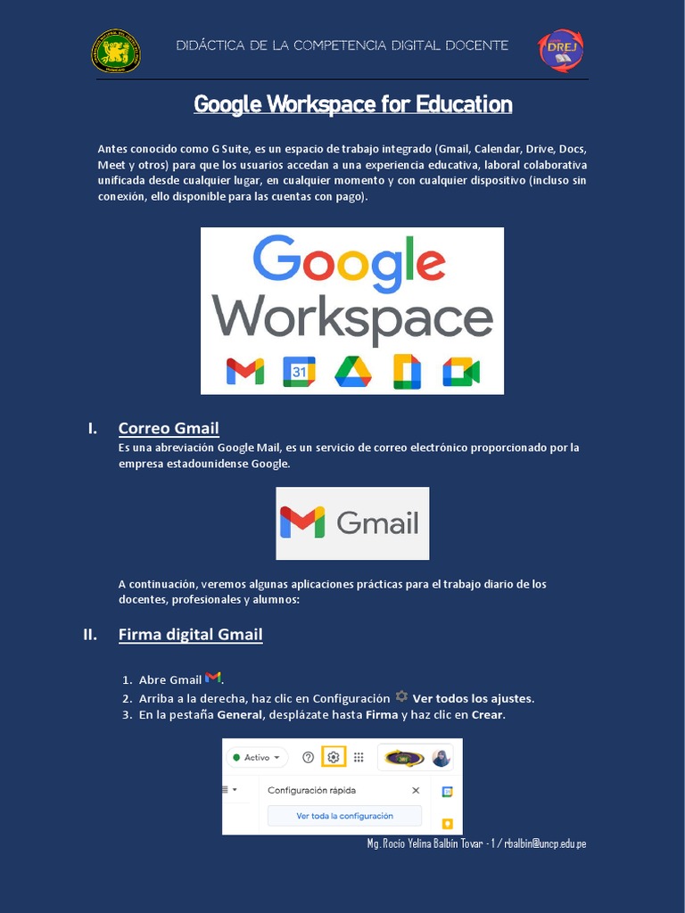 Google Workspace For Education - Gmail | PDF | Edad de información ...