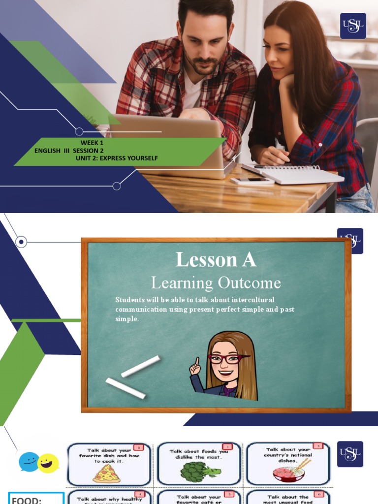 Week 1 English Iii Session 2 Unit 2: Express Yourself | PDF ...