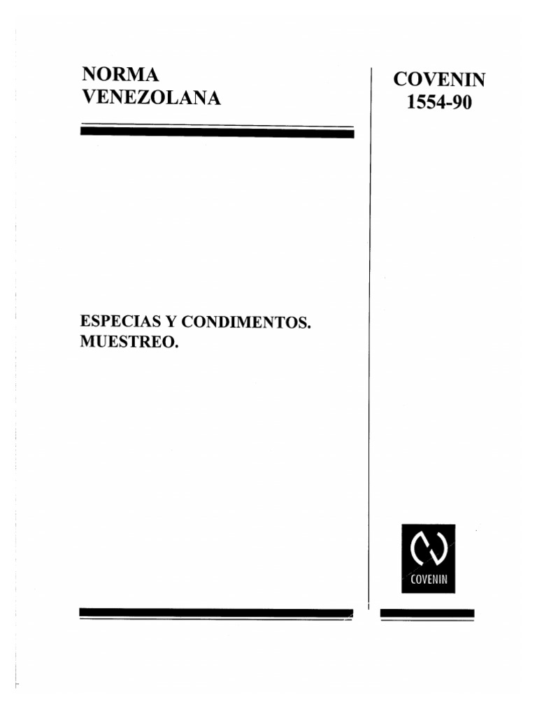 1554-1990 Norma Covenin | PDF