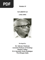 Social Change in Modern India by M.N. Srinivas | PDF | Caste | Rituals