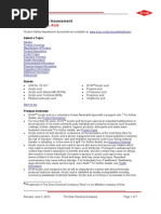 Escaid 110 Fluid Product Safety Summarypdf | PDF | Exxon Mobil | Toxicity