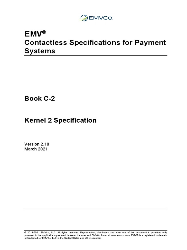C 2 Kernel 2 v2.10 | PDF | Emv | Computing