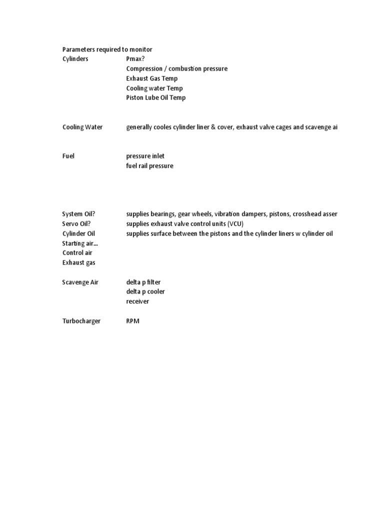 Main Engine Performance Report: MV BARU | PDF | Turbocharger | Engines