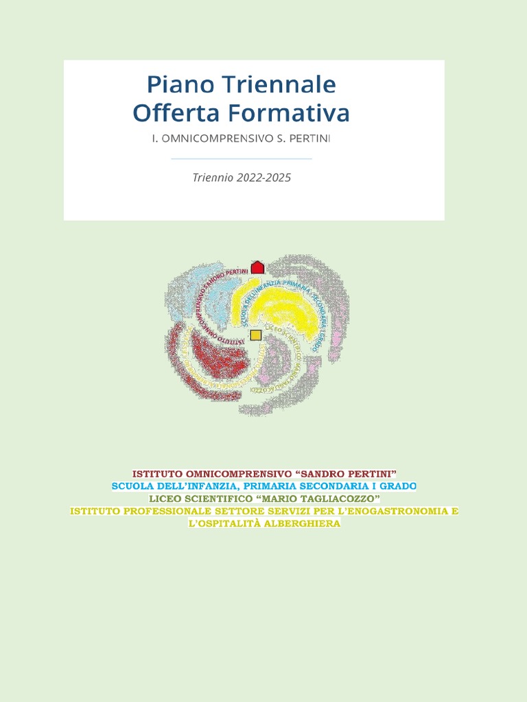 Libro PTOF 2022-2025 | PDF