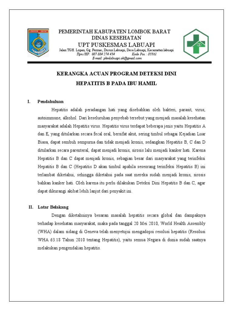 Kak Hepatitis B Fix | PDF | Sains & Matematika