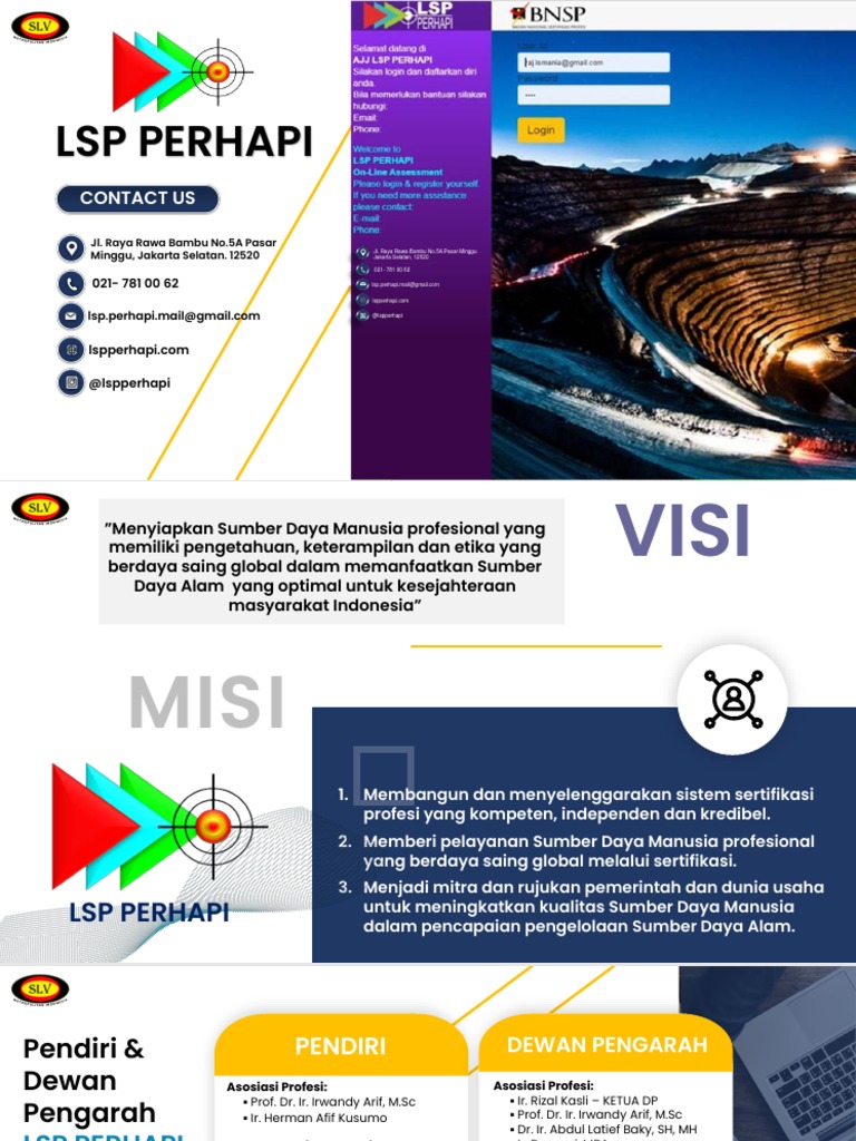 Sertifikasi Kompetensi LSP PERHAPI | PDF