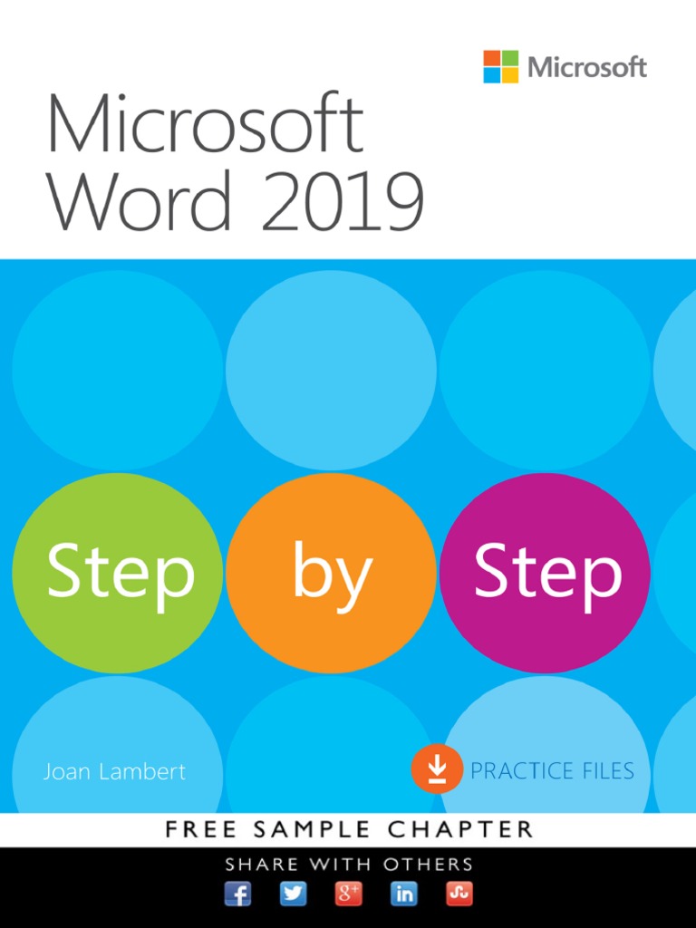 MS Word 2019 Step by Step by Joan Lambert | PDF | Paragraph | Software