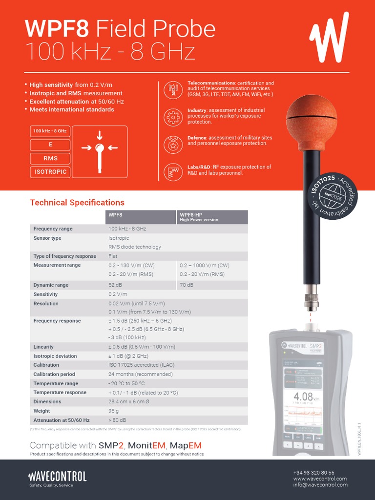 WPF8 Datasheet en | PDF | Decibel | Hertz