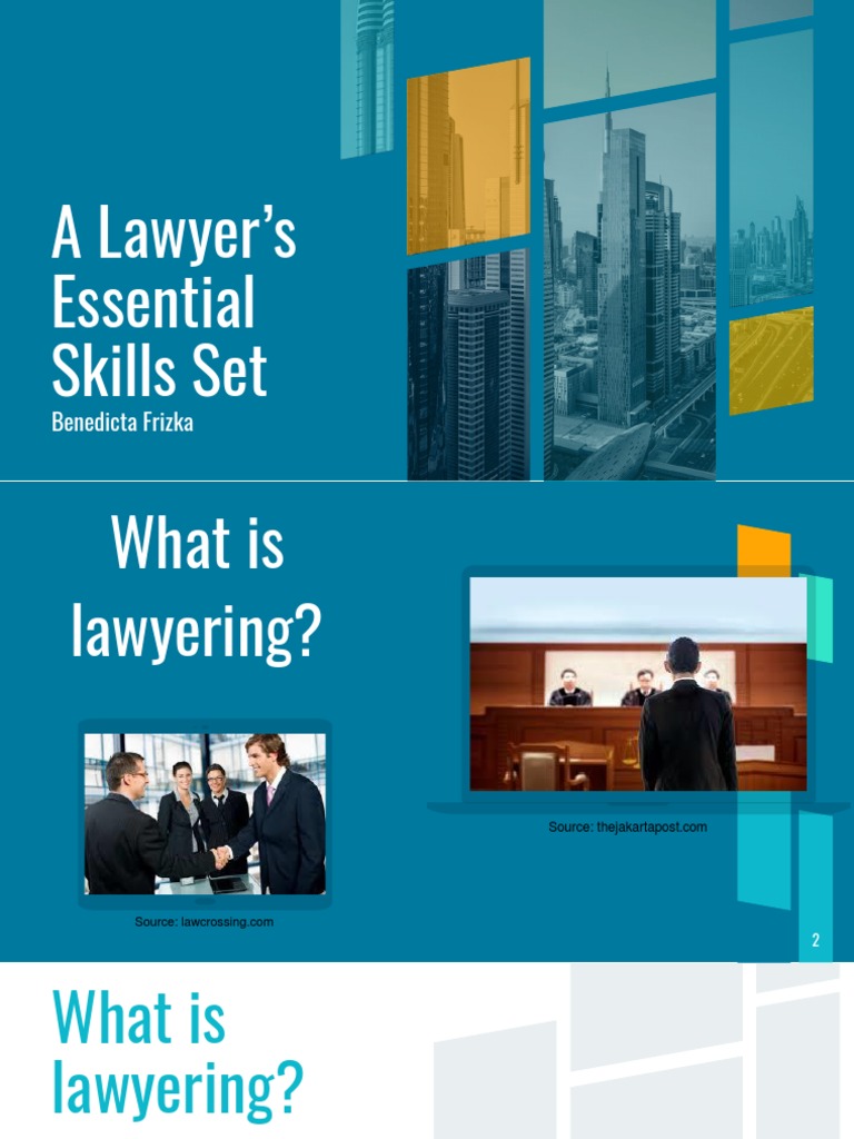 A Lawyer's Essential Skills Set | Download Free PDF | Lawyer | Cognition