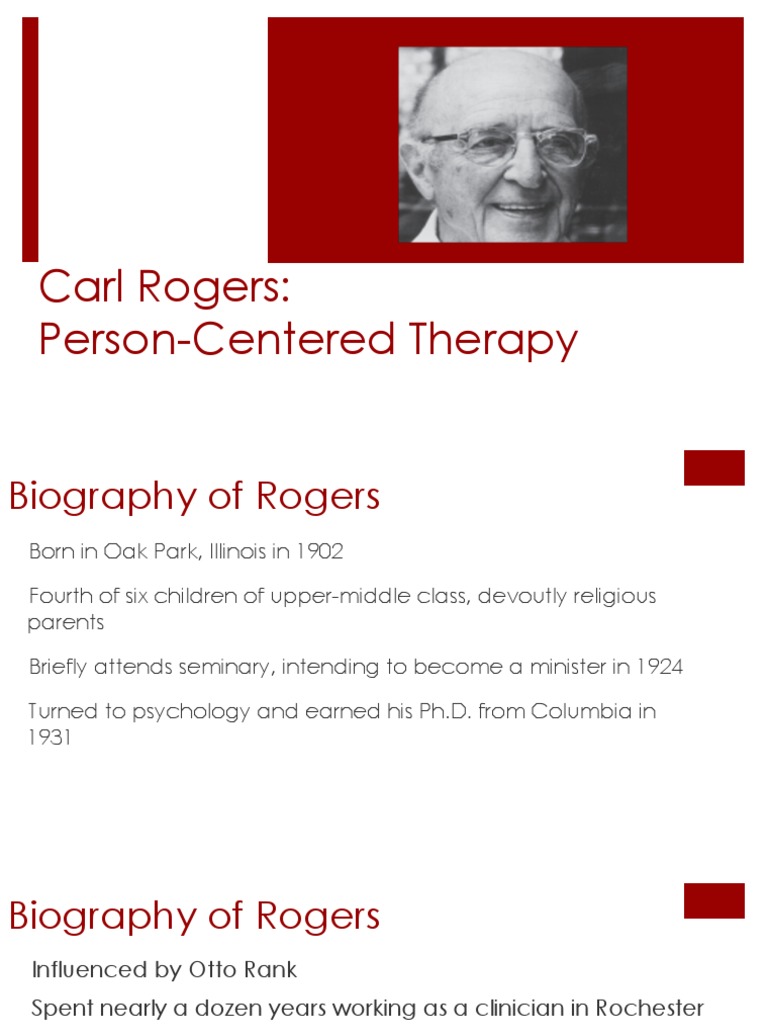 11 Carl Rogers - Person-Centered Therapy Online PDF | PDF | Self ...