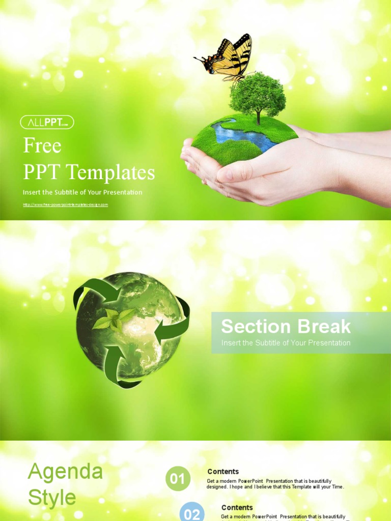 Every Day Earth Day PowerPoint Templates | Download Free PDF ...