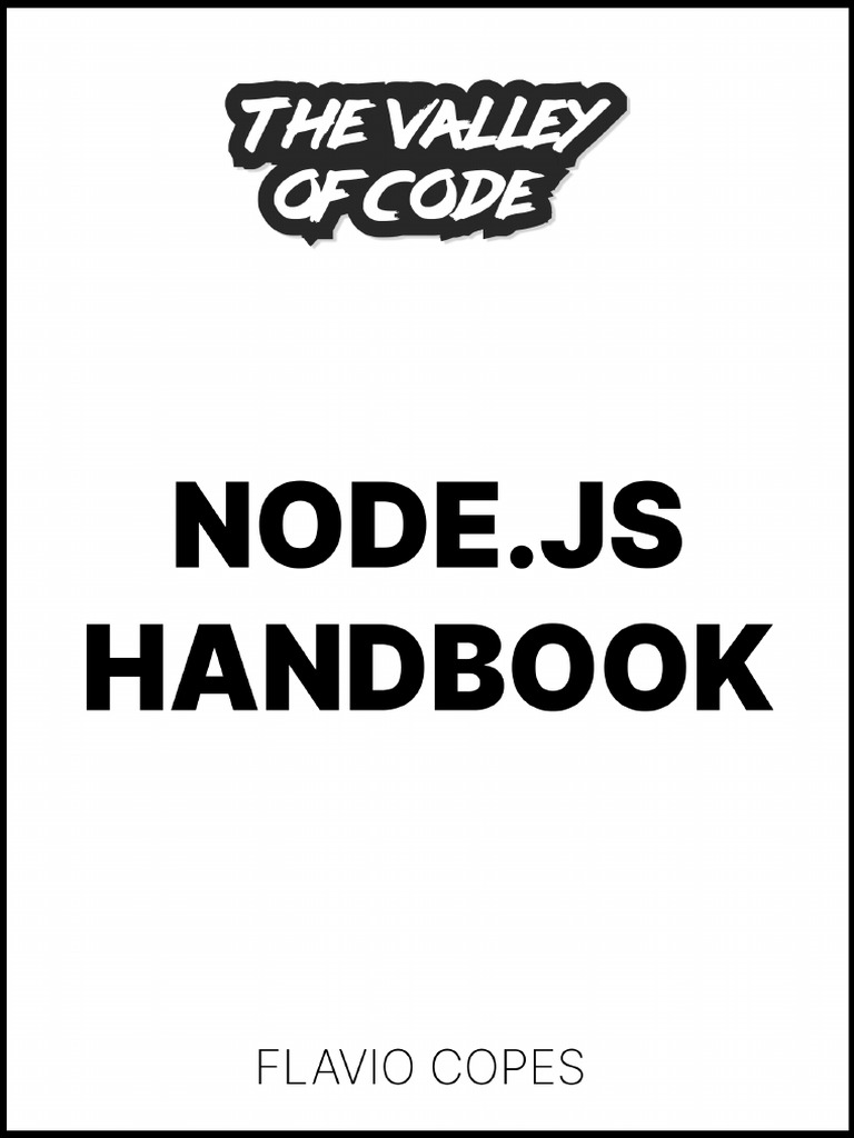 Node Handbook Pdf Java Script Cloud Computing 