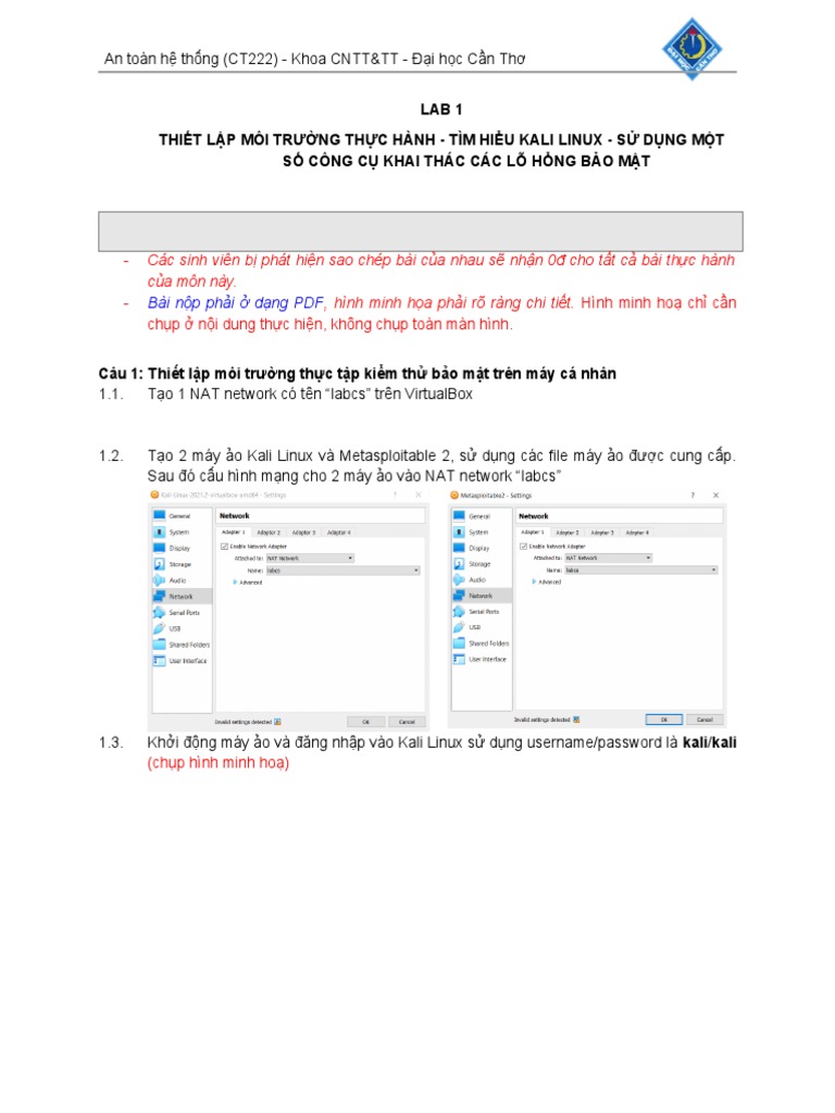 ATHT Lab1 2021 2022 | PDF
