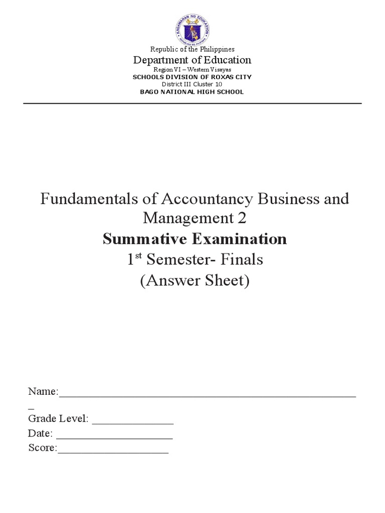 Bubble Answer Sheet PDF | PDF | Test (Assessment)