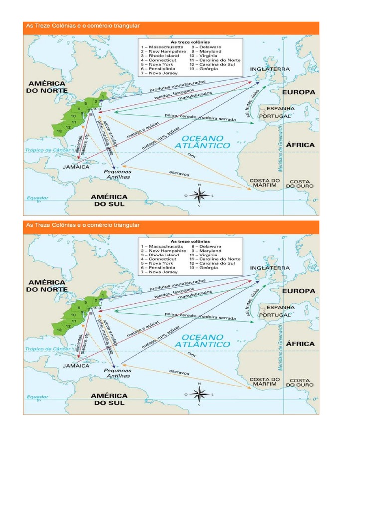 Mapa Comércio Triangular | PDF