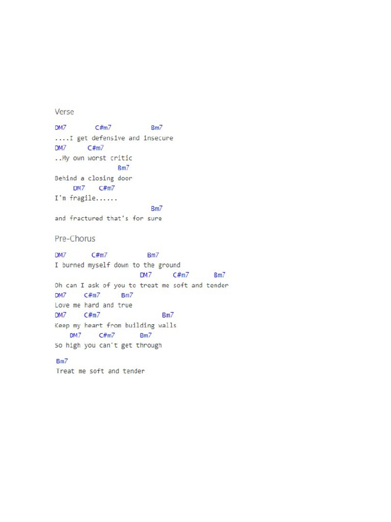 Love Me Like That Guitar Chords | PDF