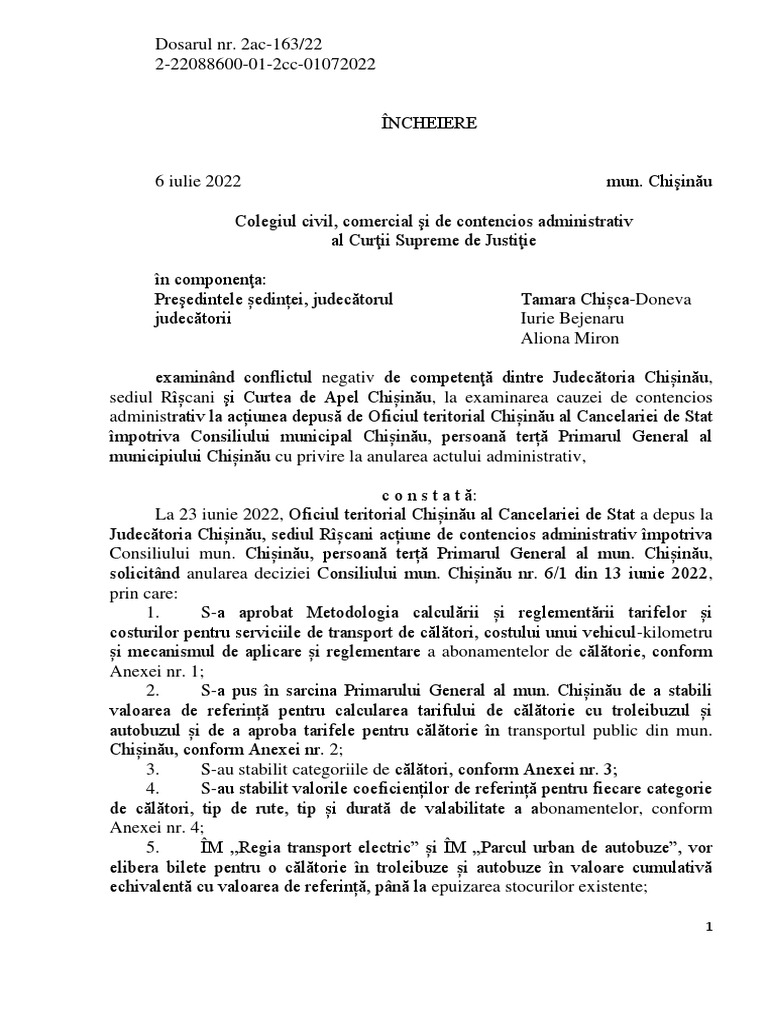 Incheiere de Judecata | PDF