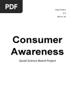 Consumer Rights Project Class 10 | PDF | Consumer Protection | Justice