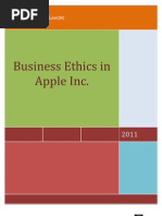 Business Ethics Apple Inc | Business Ethics | Occupational Safety And ...
