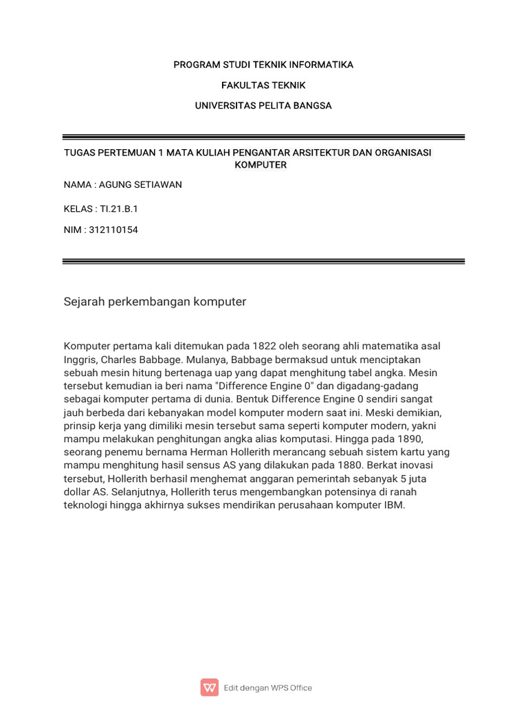 Semester 2 AGUNG SETIAWAN | PDF