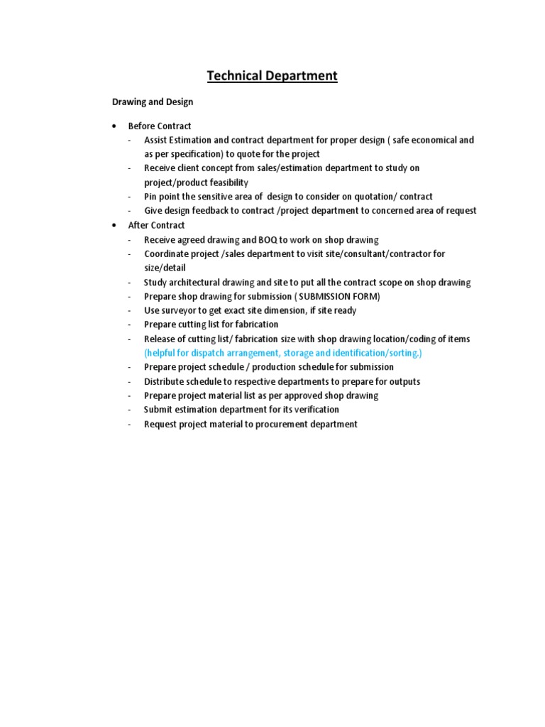 Facade Technical Department | PDF | Technology & Engineering