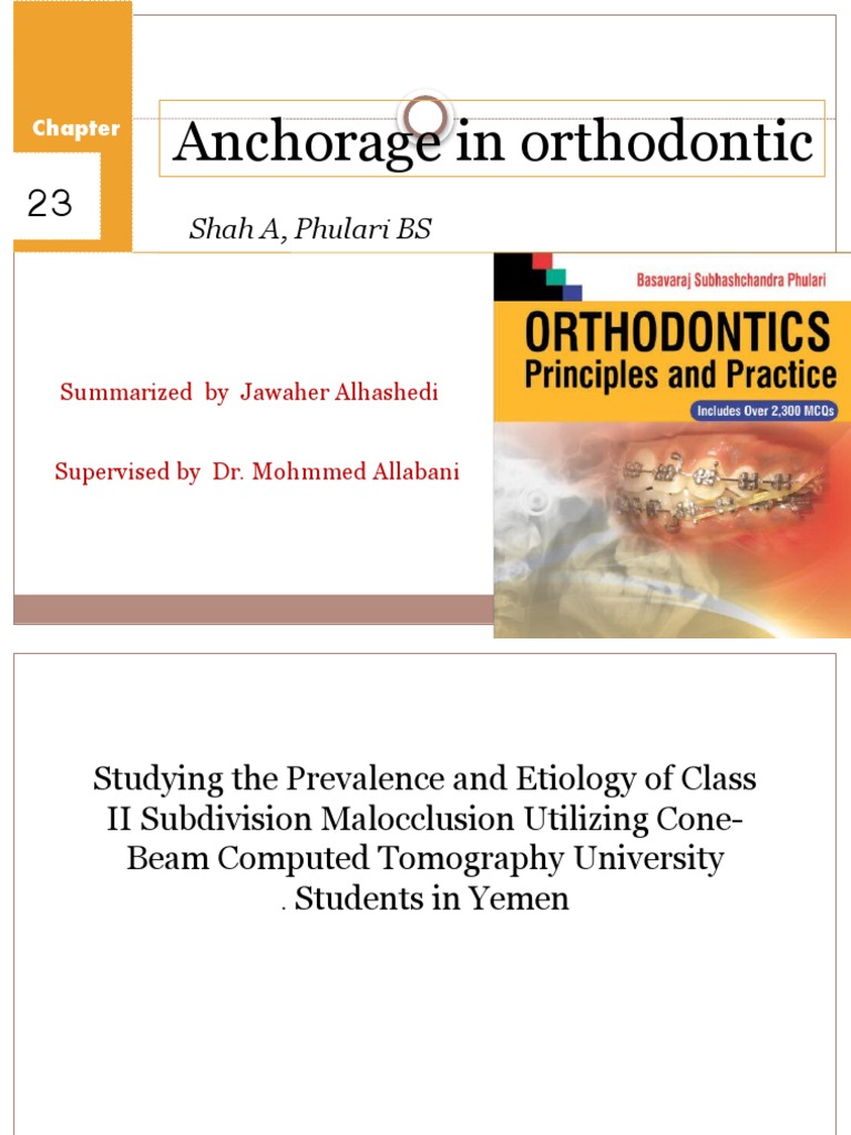 Anchorage in Orthodontics: A Review of Anchorage Types, Sources, and ...