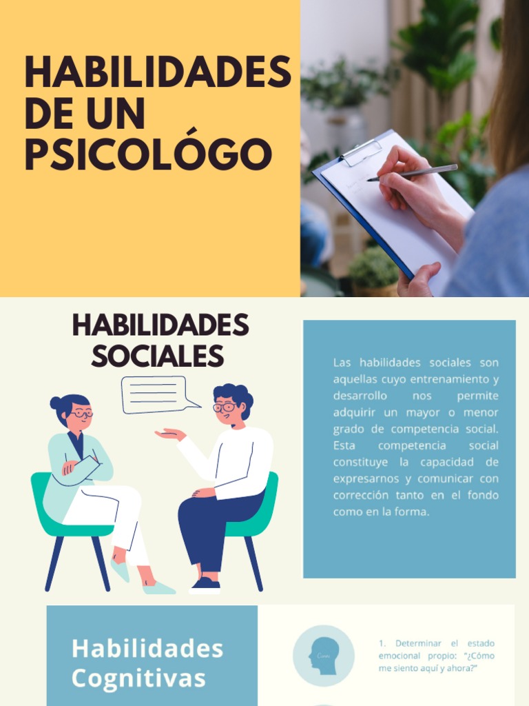 Habilidades de Un Psicologo | PDF