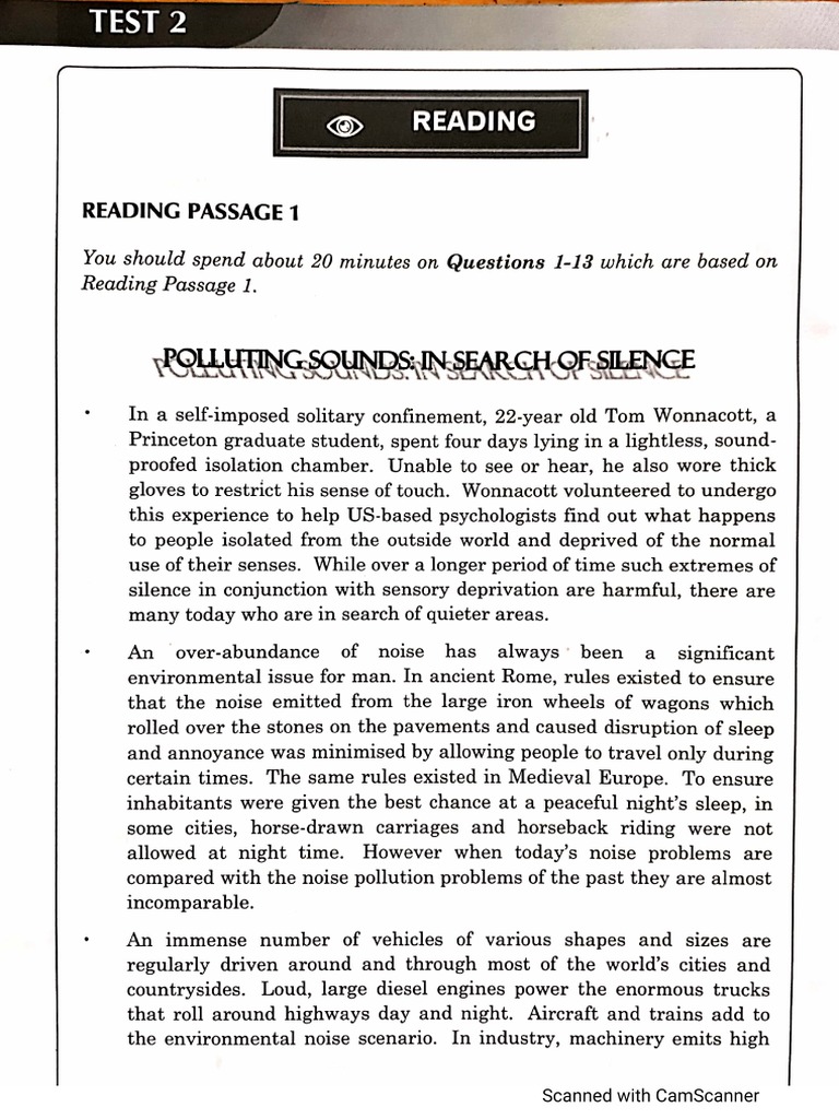 Reading Test 2 B3 | PDF