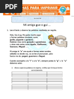 FA - Palabras Con Gue, Gui, Güe, Güi | PDF | Ortografía | Lingüística