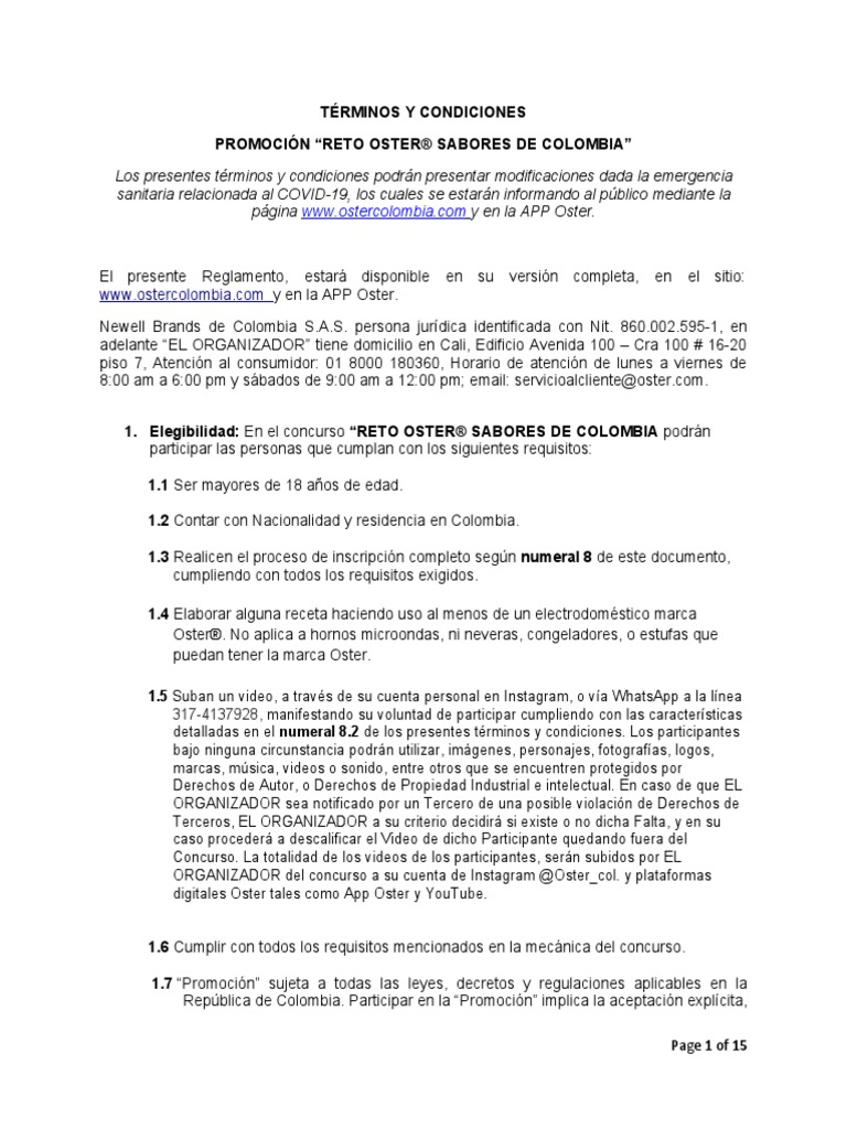 Tyc Reto Oster Sabores de Colombia 2022 | PDF | Postres | Maíz