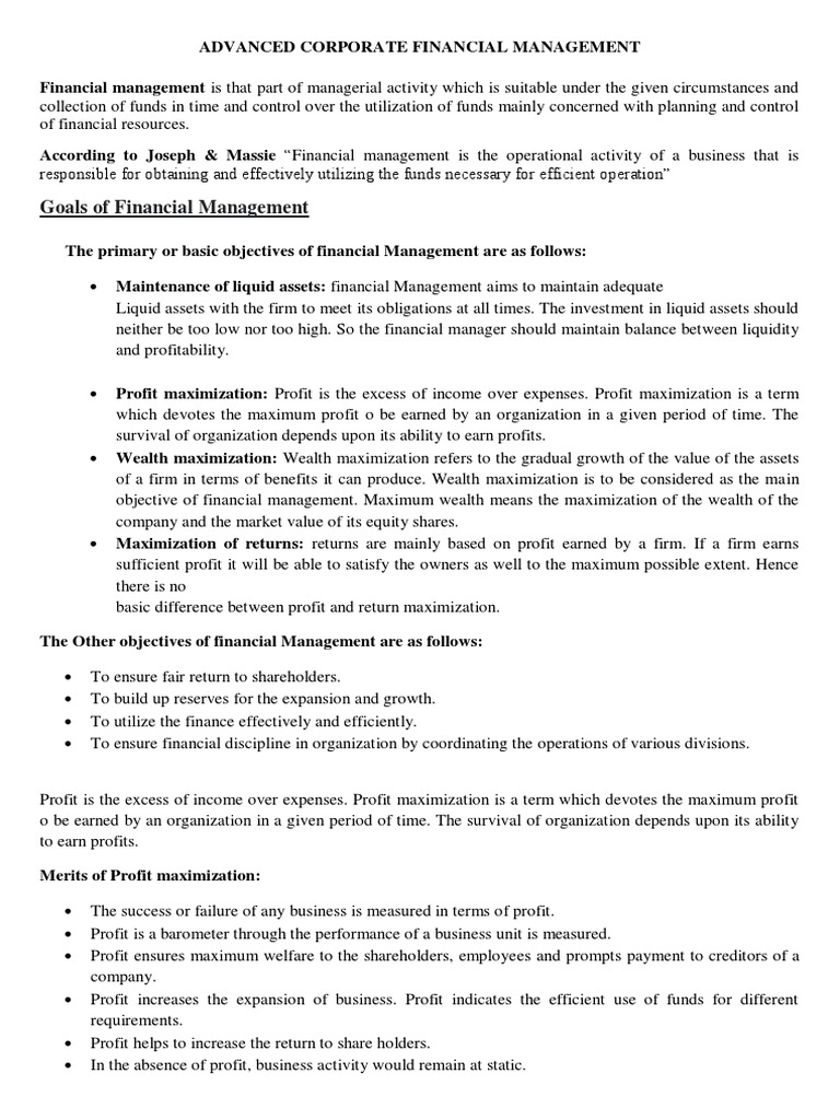 Introduction and Fundamental Tools of Finance | PDF | Present Value ...