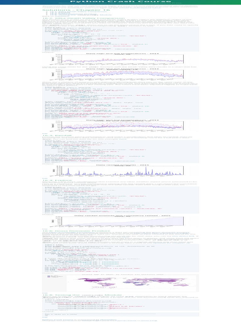 Python Crash Course by Ehmatthes 16 | PDF | Computer Data | Computer File Formats