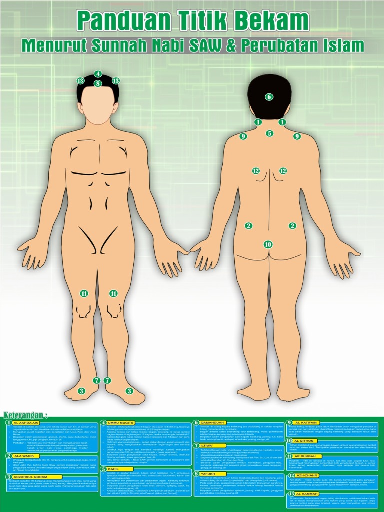 Panduan Titik Bekam Hijamah | PDF
