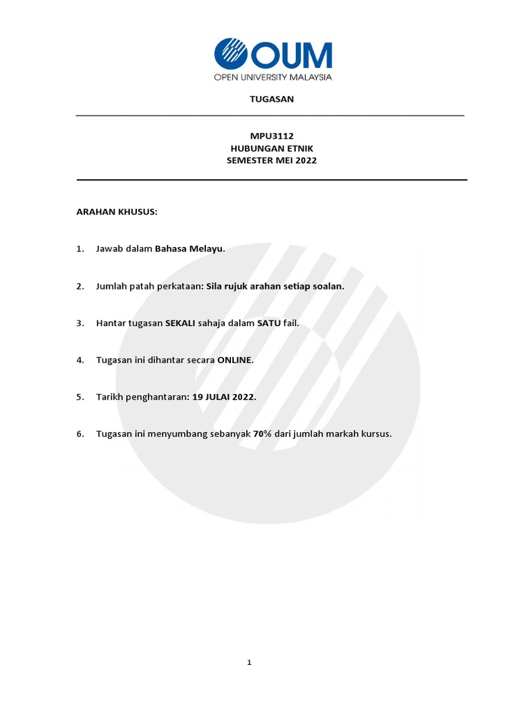 Assignment Oum | PDF