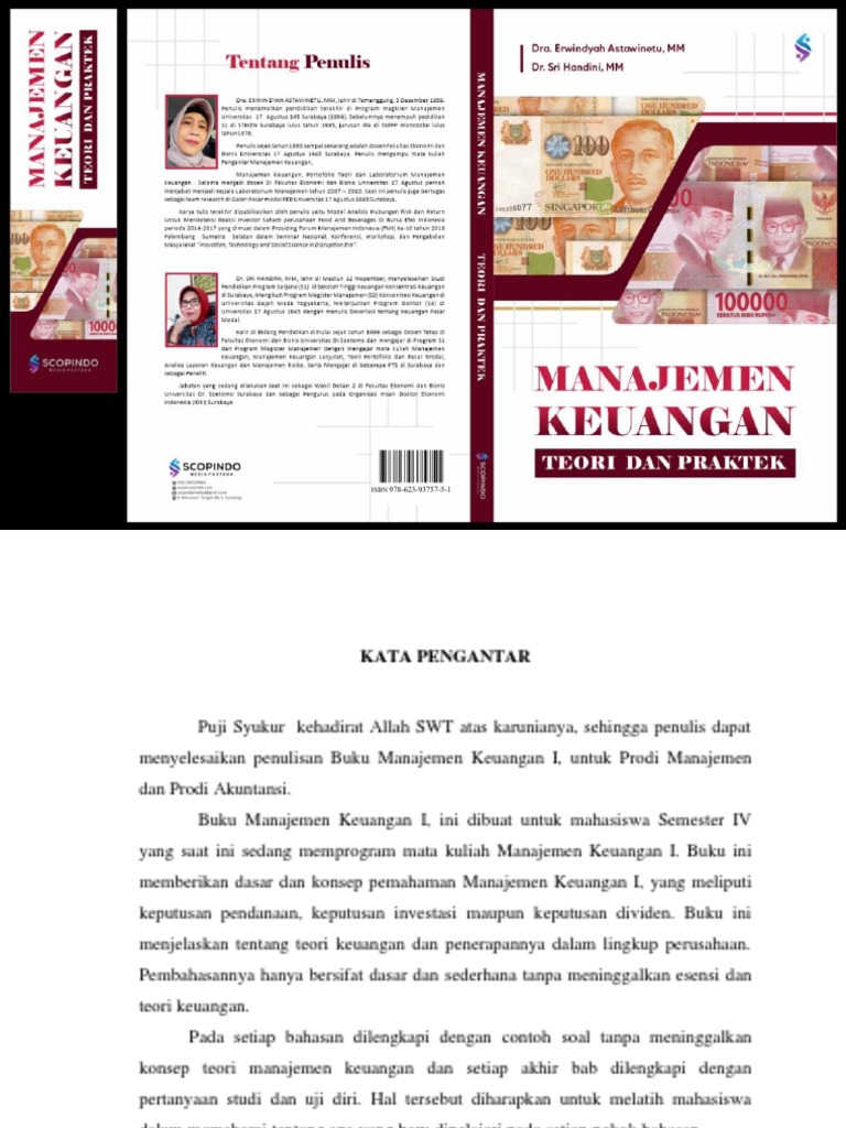 Manajemen Keuangan Teori & Praktik (Erwindyah Astawinetu & Sri Handini, 2020) - Referensi-2 | PDF