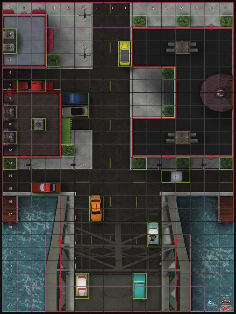 DC Comics HeroClix The Flash KeystoneCity-Map | PDF