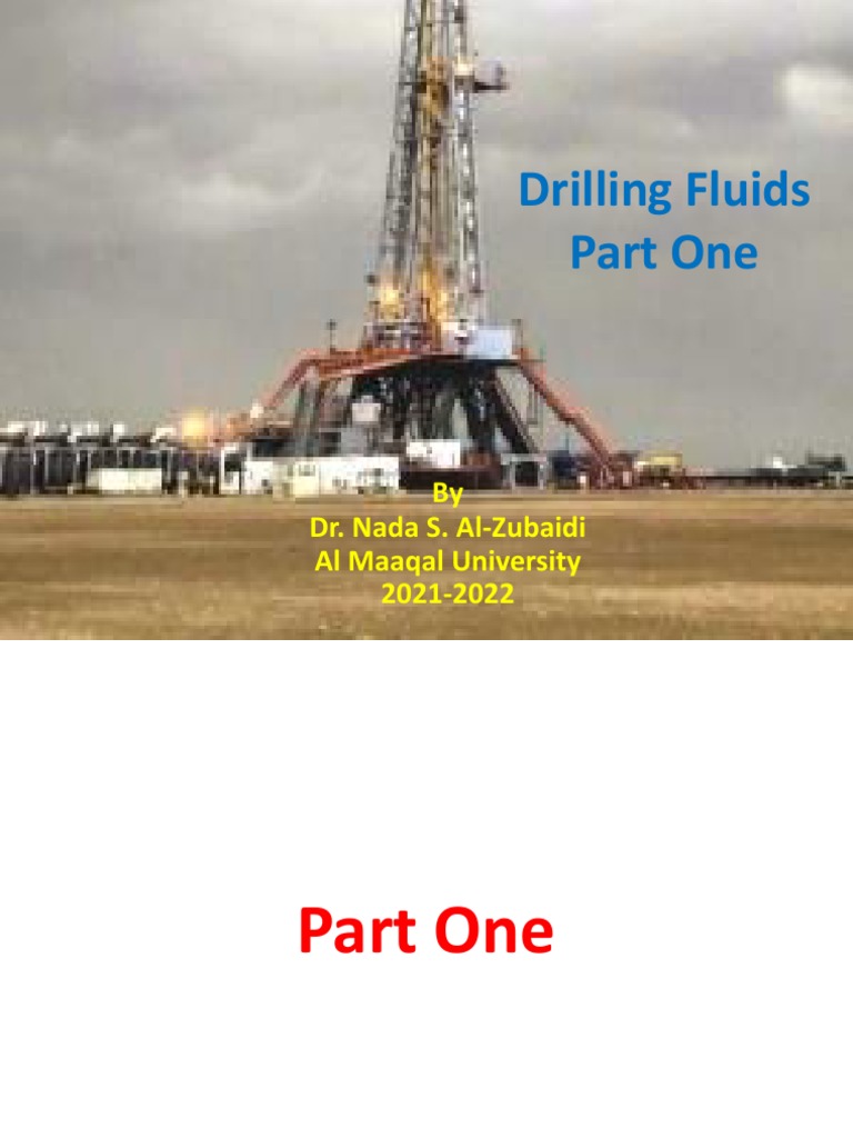 Drilling Fluid Part 1 | PDF | Oil Well | Chemistry