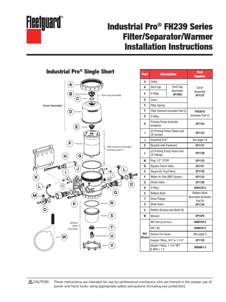LT36333 IP FH239 Installation Instructions | PDF | Diesel Engine | Valve