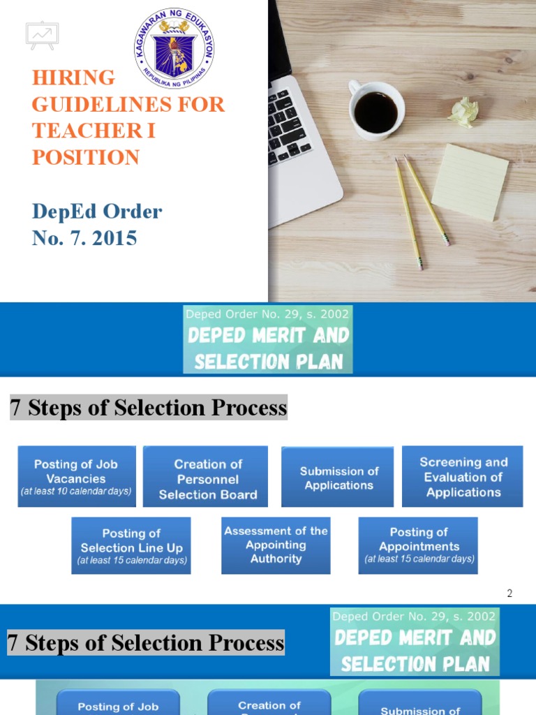 Deped Hiring Process by E. Pantaleon | Download Free PDF | Education ...