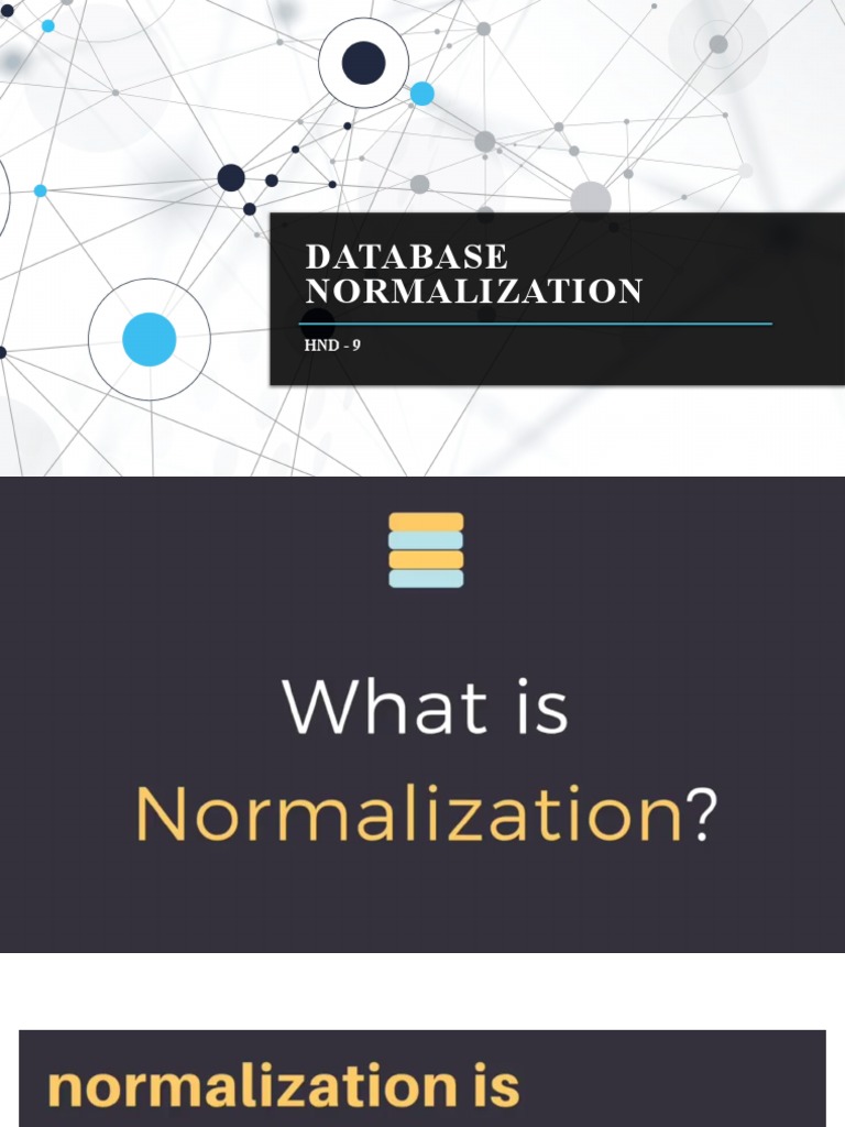 Database Normalization 1 | PDF | Computer Programming | Software ...