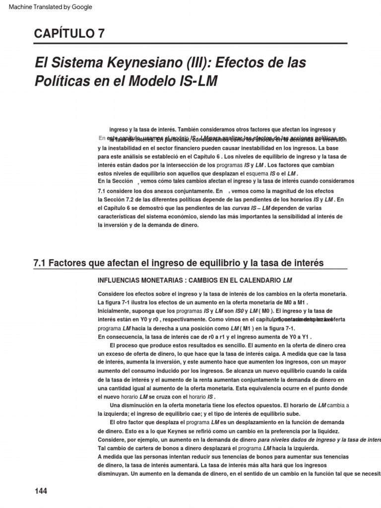 Macroeconomics by Richard T Froyen 10th-Páginas-145-166 | PDF | La ...