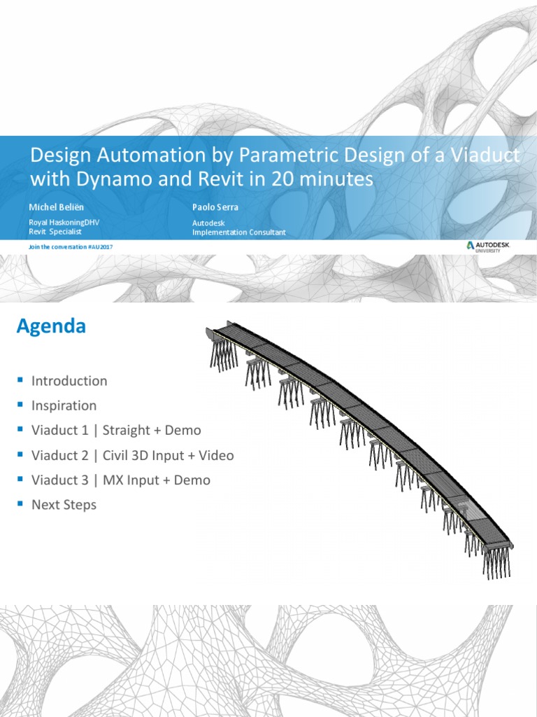 Design Automation by Parametric Design of A Viaduct - Autodesk ...