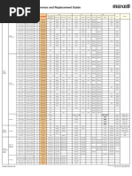 Watch Battery Cross Reference Chart | PDF | Energy Storage | Galvanic Cells