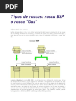 Tabla de Roscas BSP | PDF | Tecnología