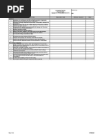Portacabin Inspection Checklist | PDF | Ac Power Plugs And Sockets ...