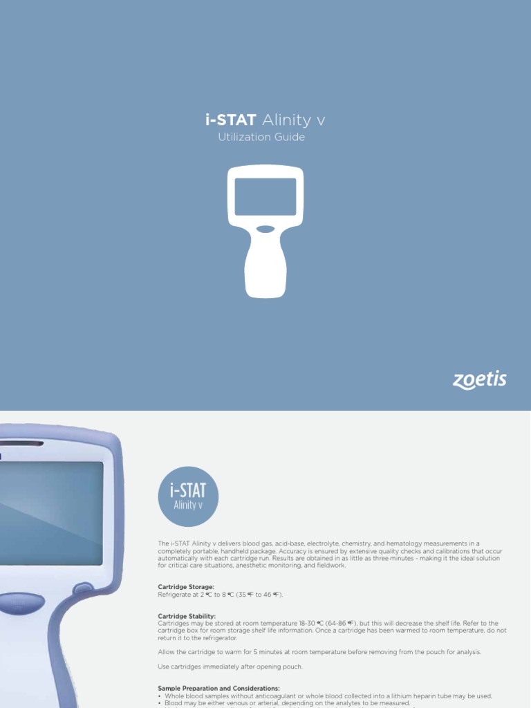I STAT Alinity V Utilization Guide ABX 00075R1 | PDF | Bicarbonate ...