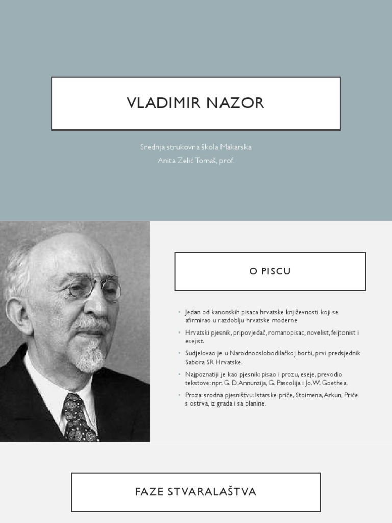 Vladimir Nazor | PDF