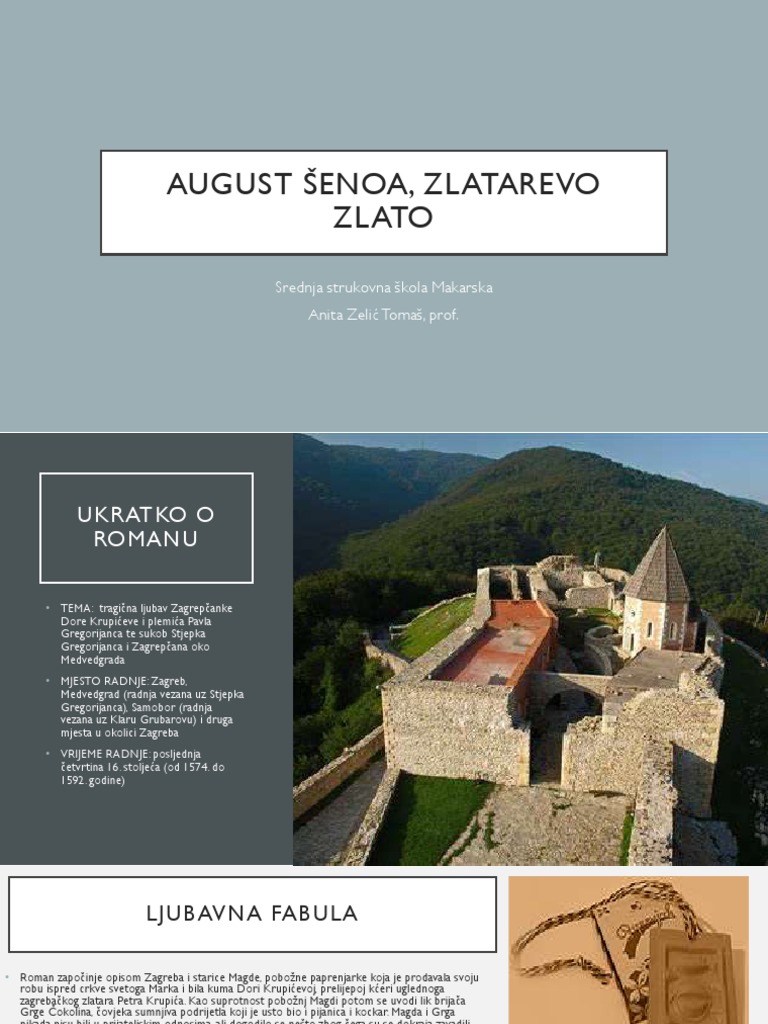 August šenoa, zlatarevo zlato | PDF