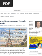 French Verb Tense Cheat Sheet | PDF | Perfect (Grammar) | Language ...
