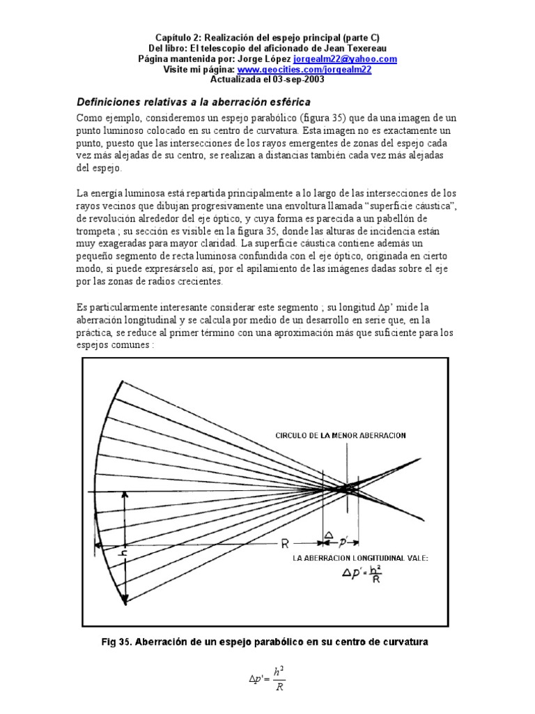 El Telescopio 2c Pdf Elipse Telescopio